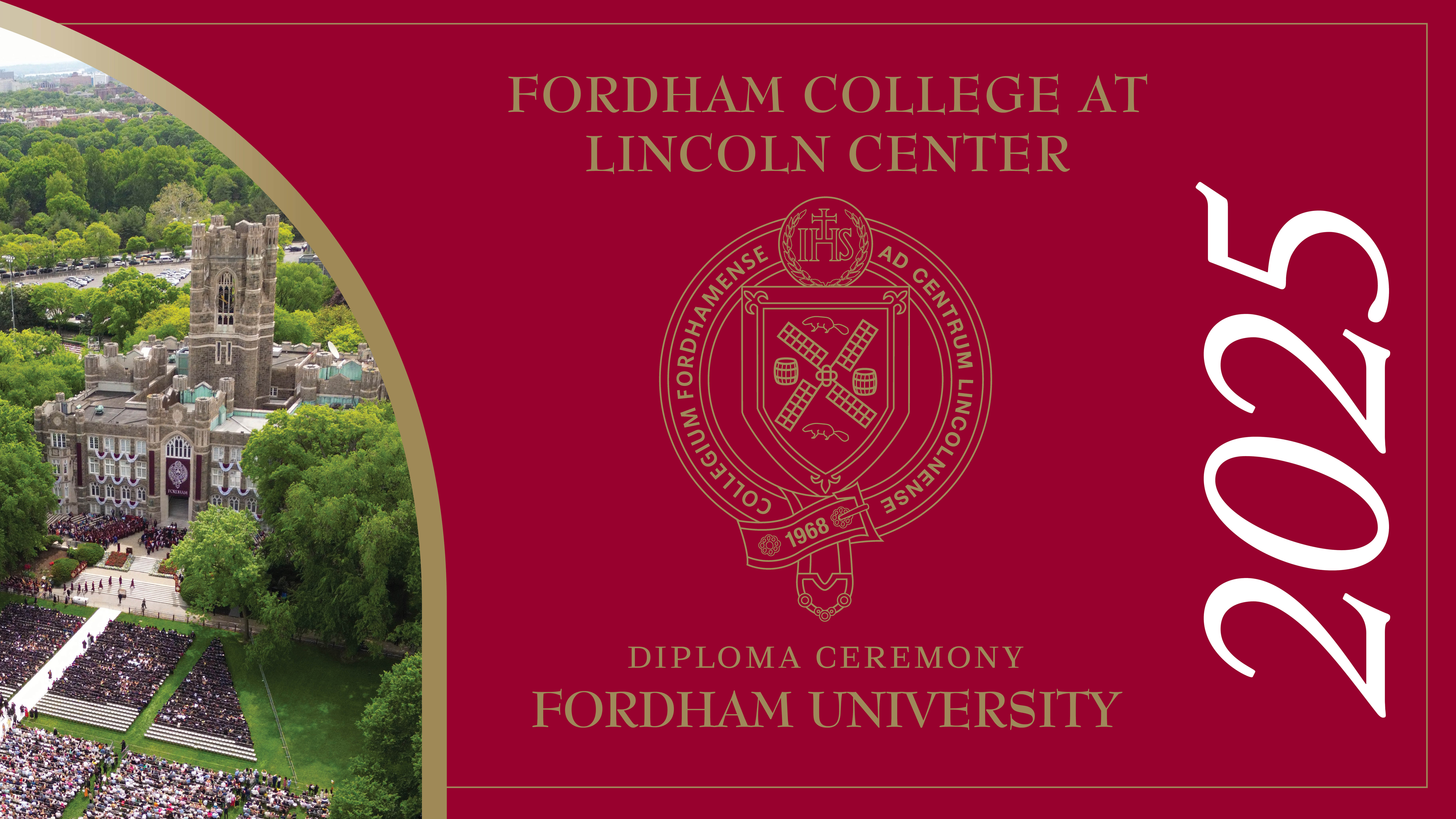 Fordham College at Lincoln Center Diploma Ceremony | Fordham
